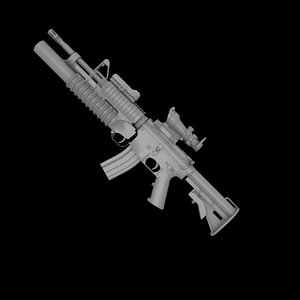 Free Blender M4a1 Models | TurboSquid